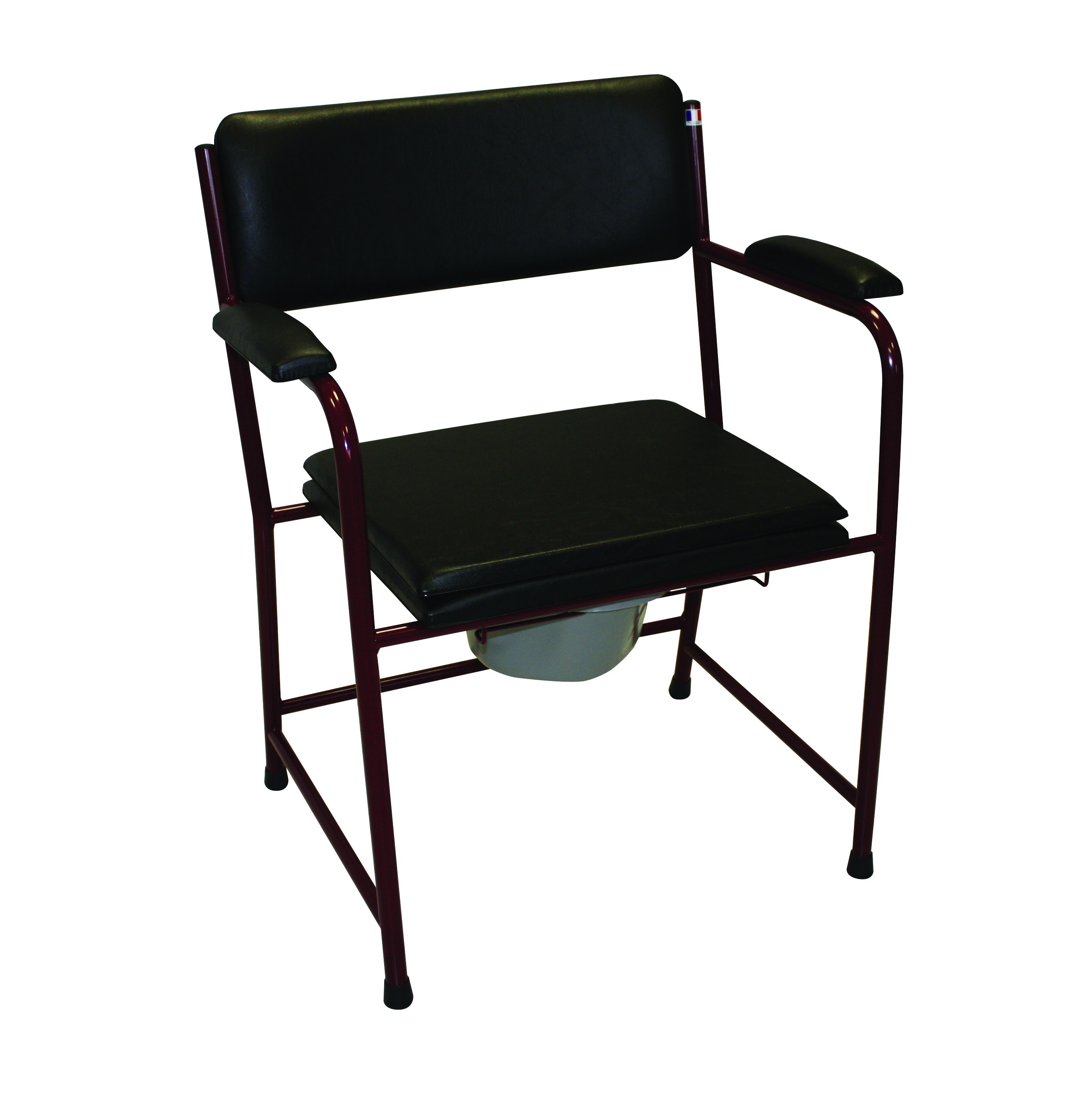 Commode chair with 4 bracked castors GR 30 Fortissimo